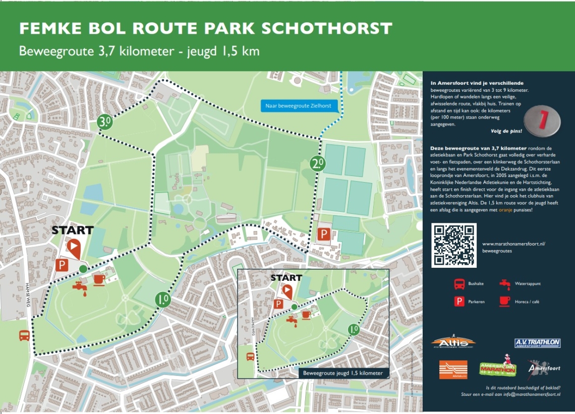 Rondje Park Schothorst - Marathon Amersfoort